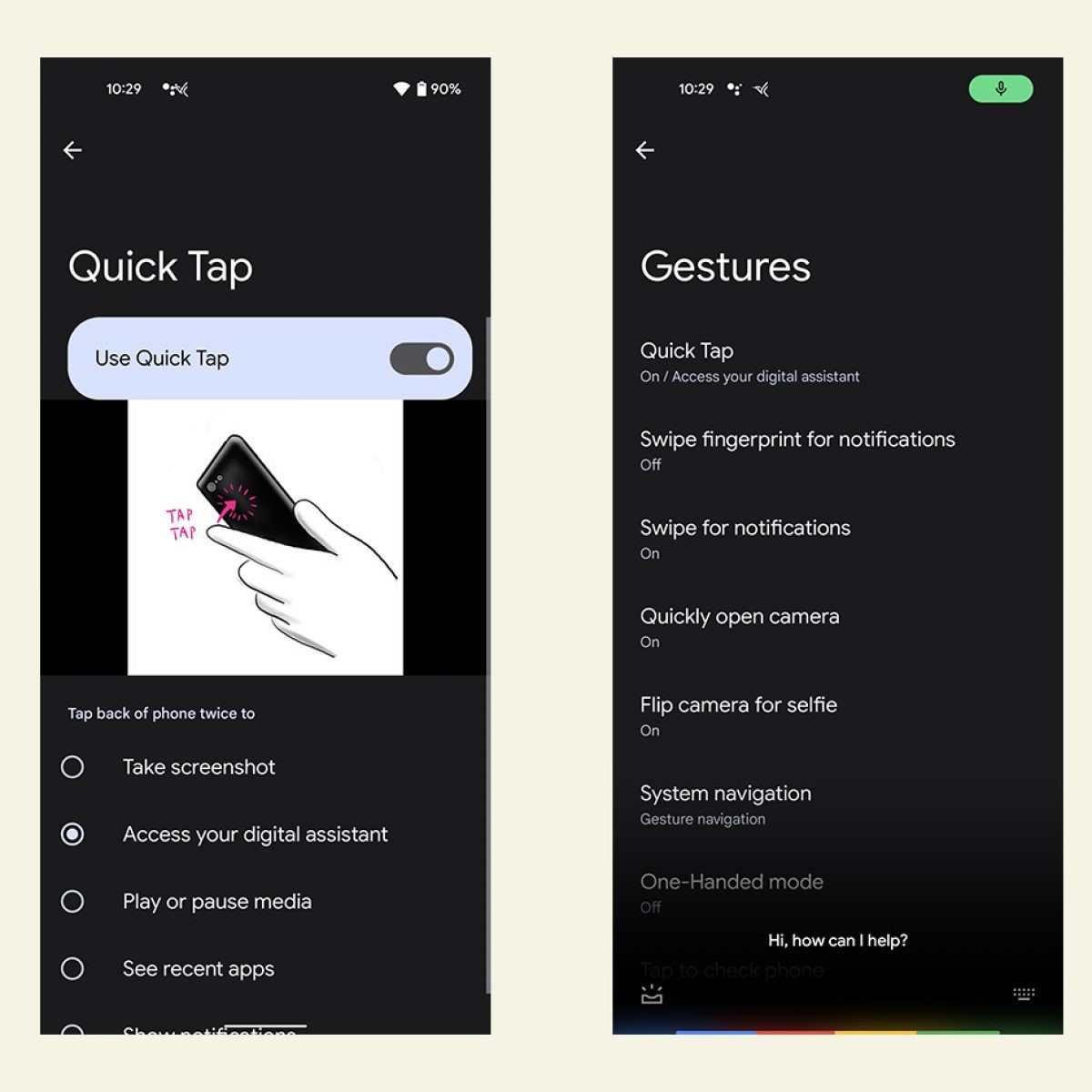 Quick Tap + Gestures - Nothing Community