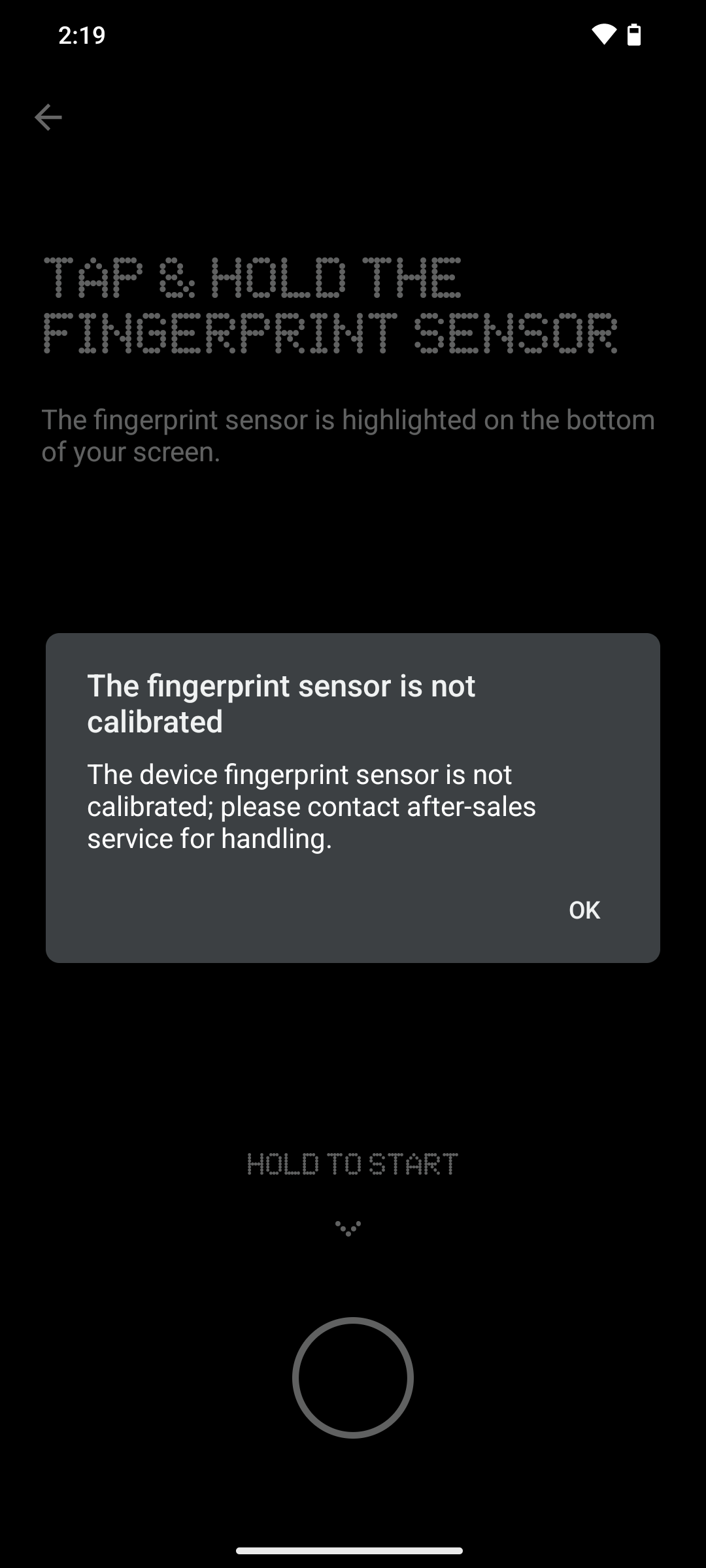 Fingerprint Sensor not working - Nothing Community