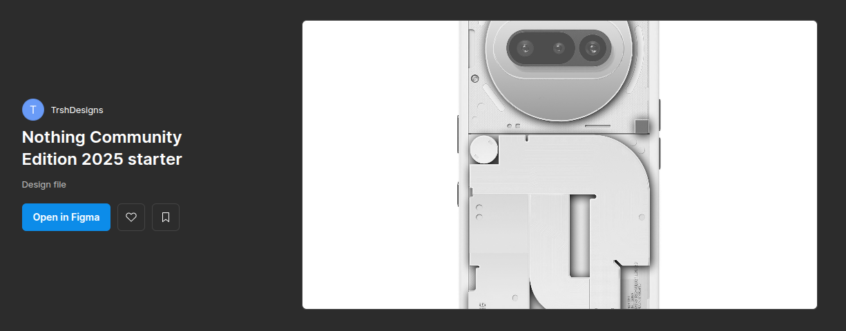 Figma Community edition starter - Nothing Community