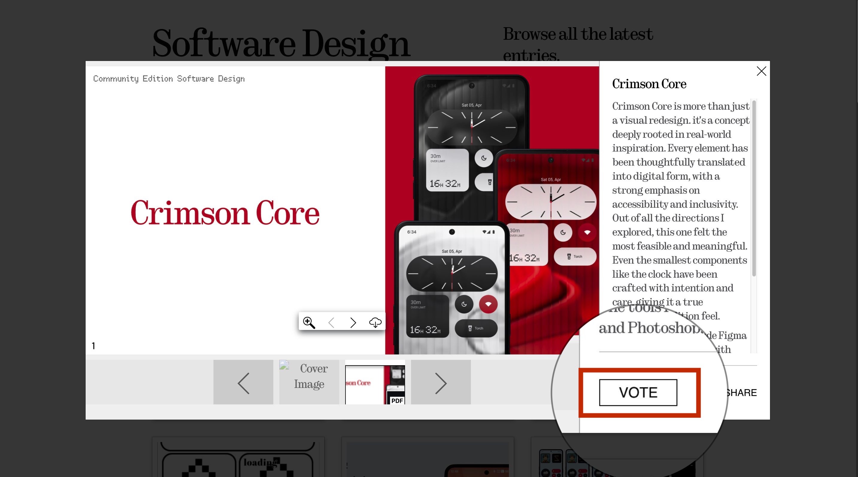 Vote for "CRIMSON CORE" - Community Edition Software Design - Nothing ...
