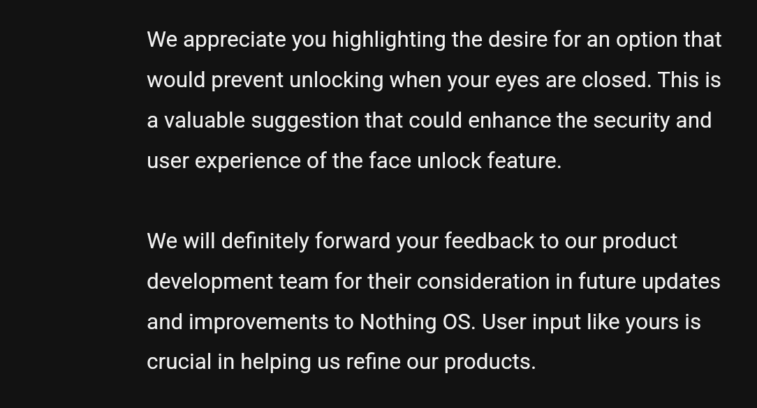 Fresh OS Improvements for (3a) Series - Nothing Community